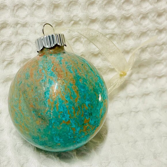 Mazz | Holiday | Hand Painted Glass Art Ornament 425 | Poshmark
